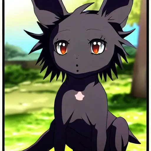 pitbull pokemon, Dark ghost type pokemon, cute, cute... | OpenArt