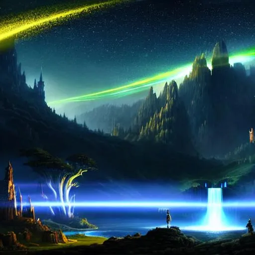 (Hyperrealistic highly detailed very wide shot of li... | OpenArt