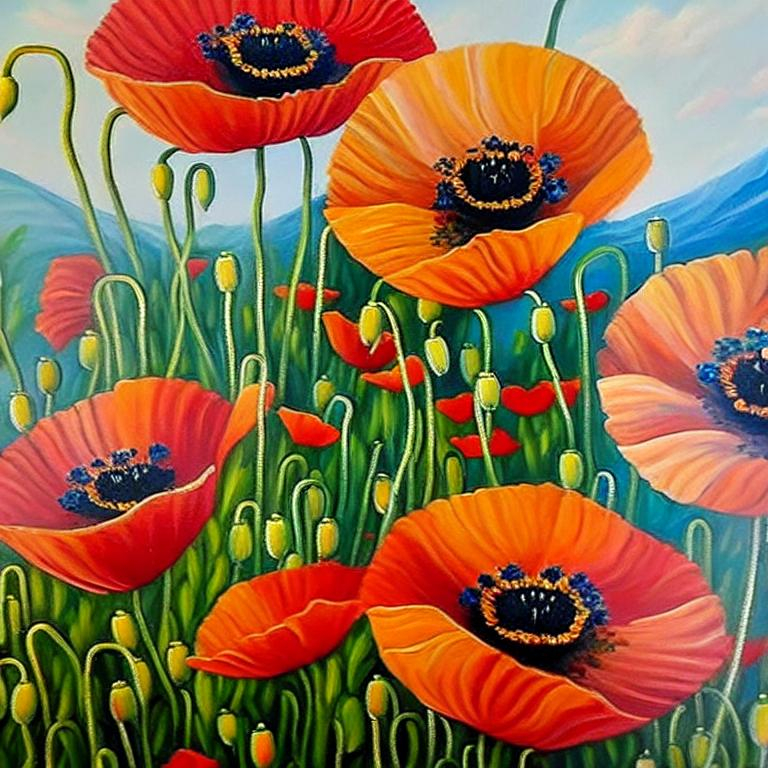 oil painting of a lifeless corpse on the bottom left... | OpenArt