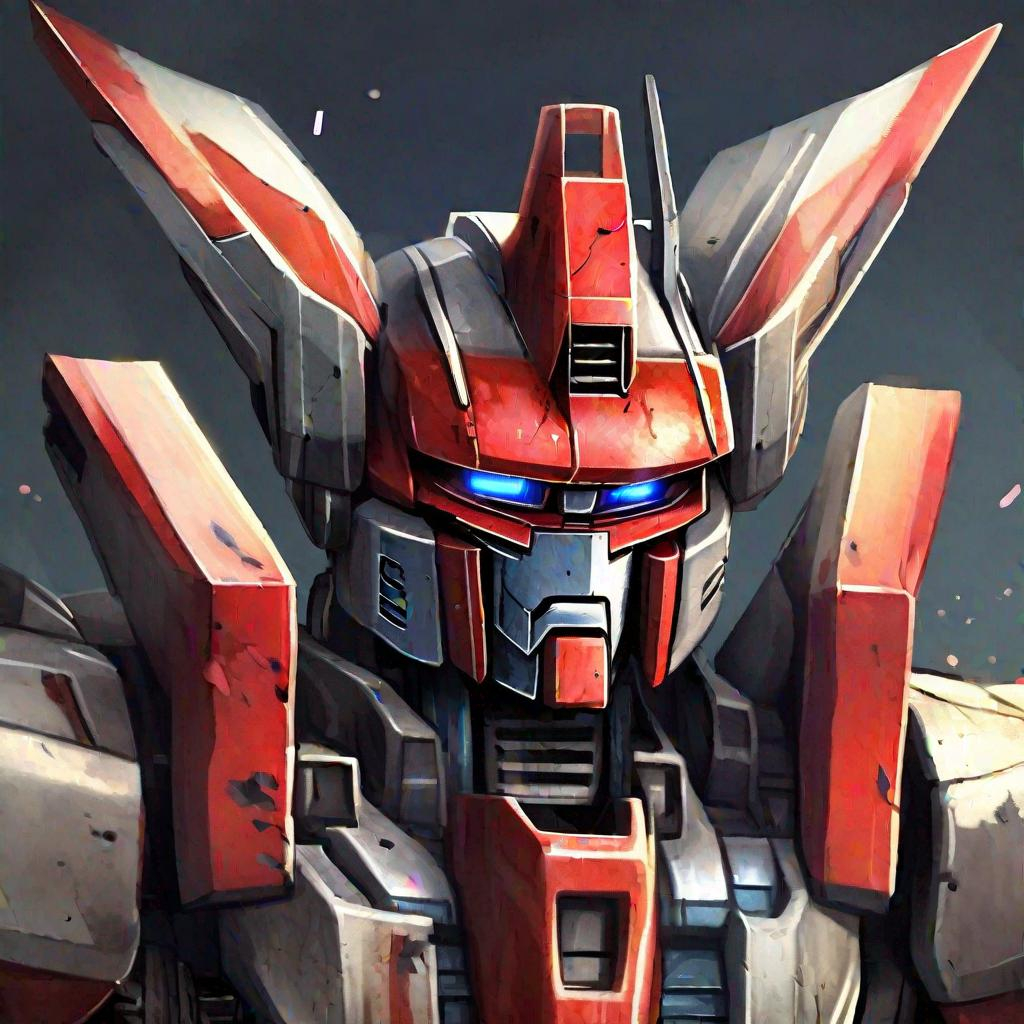 realistic autobot heroic headshot