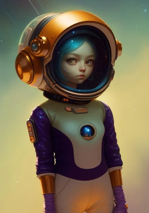 An intergalactic cute girl space ranger, space cloth... | OpenArt