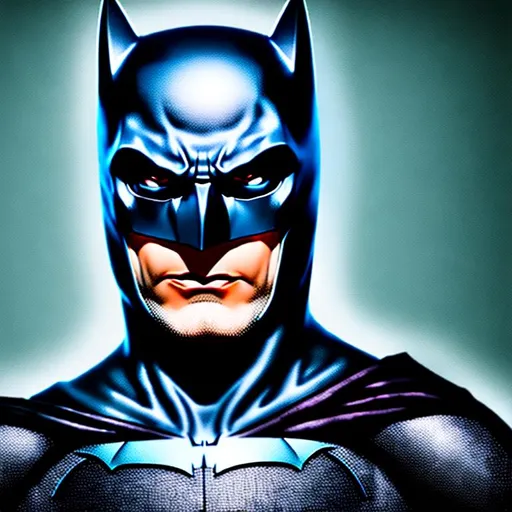 Portrait Batman while wear armor suit. confident pro... | OpenArt