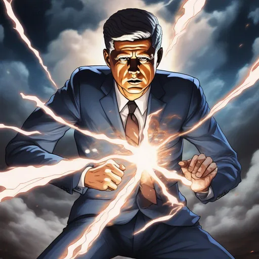 Ultra Instinct Obama and Super Saiyan God Biden vs H... | OpenArt