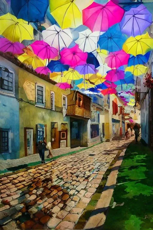 Dreamy, stunning, wet on wet watercolors, portrait o... | OpenArt