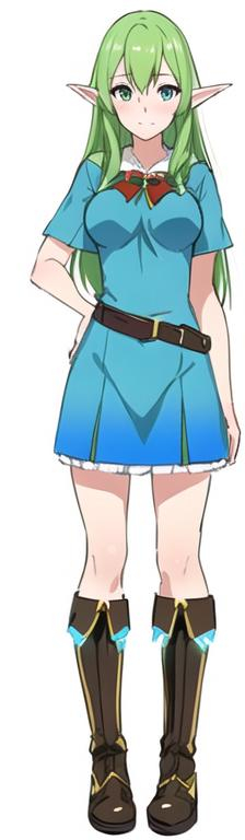 full body portrait, nerd, female elf, girl wearing b... | OpenArt