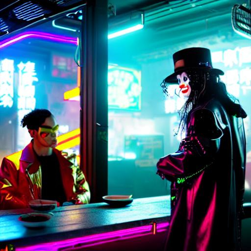 being a cyberpunk clown goon and reporting back to t...
