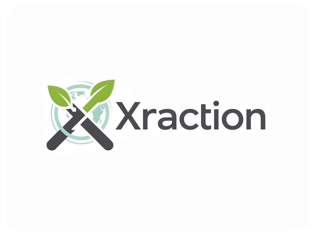 A logo for a business called Xtraction, whos vision...