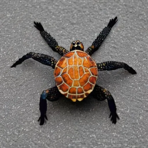 spider turtle. Literally a spider and a turtle | OpenArt