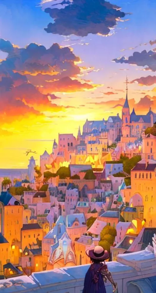 Dreamy, stunning photofinishing, a beautiful city by... | OpenArt