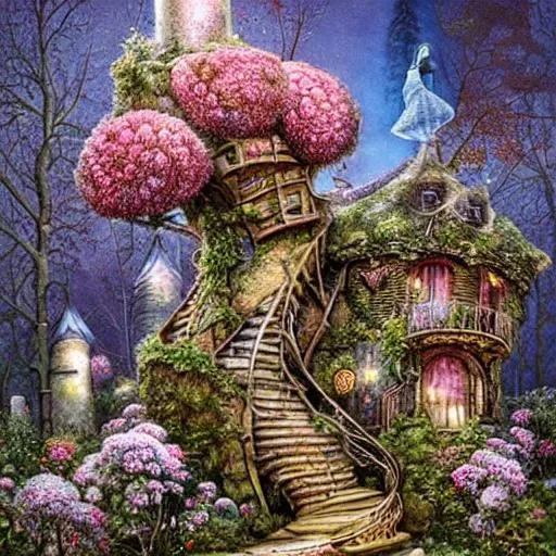 highly detailed fairytale multi level boot house wit... | OpenArt