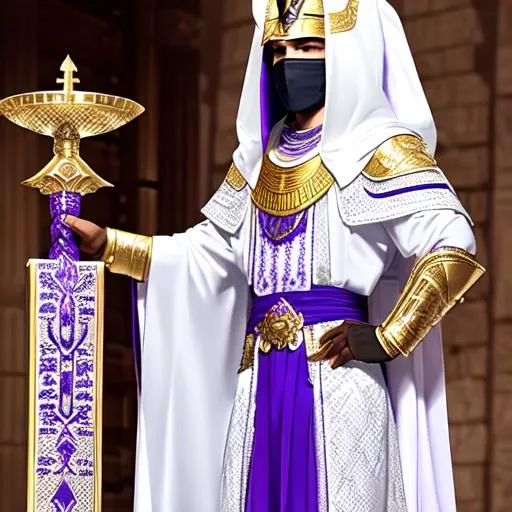 Baldwin IV of Jerusalem with silver mask | OpenArt