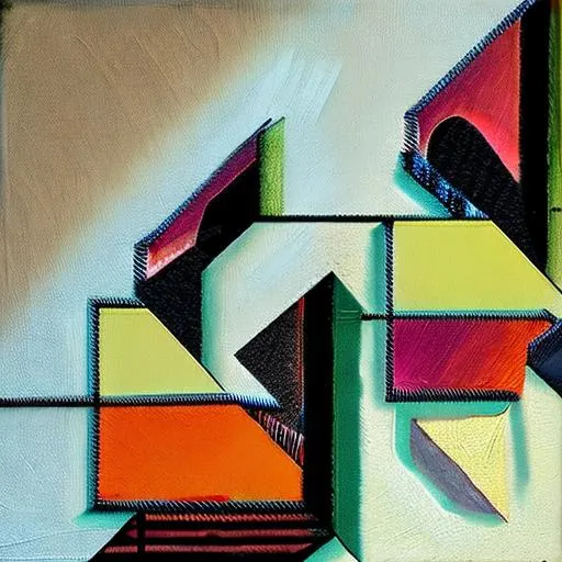 abstract art upside down left to right backwards dif... | OpenArt