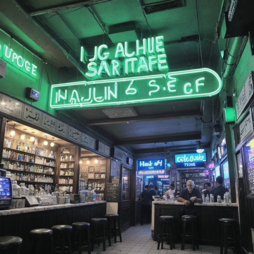 "generate a picture,, of a traditional shisha/coffe...