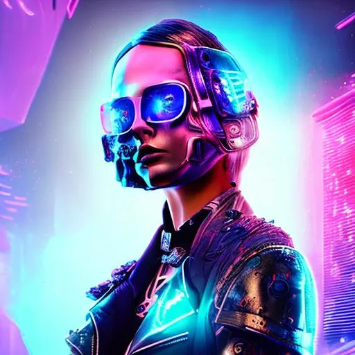Neuromancer character HD Case cyberpunk plugged in t... | OpenArt