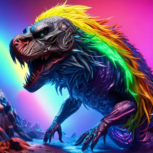 At the end of a rainbow, fantasy, UHD, 64k, unreal e... | OpenArt