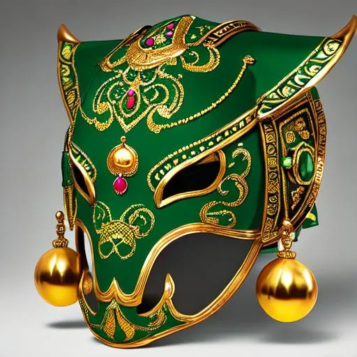 an ancient blue kraken mask with only eye sockets, w... | OpenArt