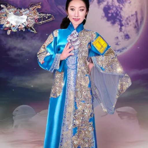 arabian chinese bridal uniform astronaut