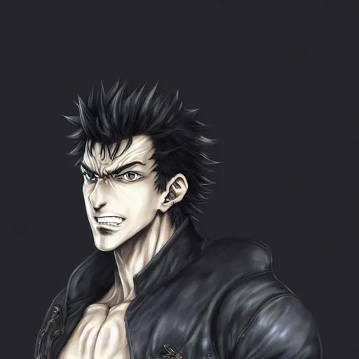 Closeup face portrait of a {attractive and strong ma... | OpenArt