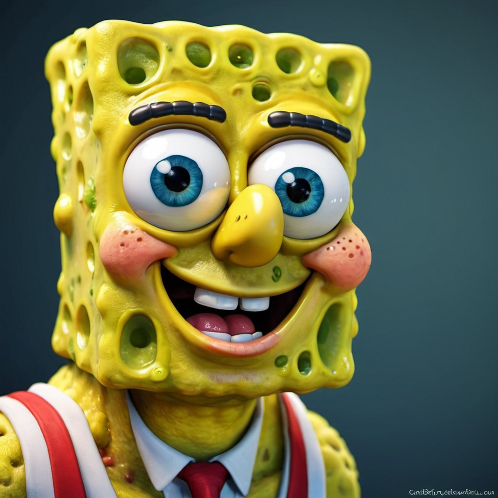 create realistic spongeBob