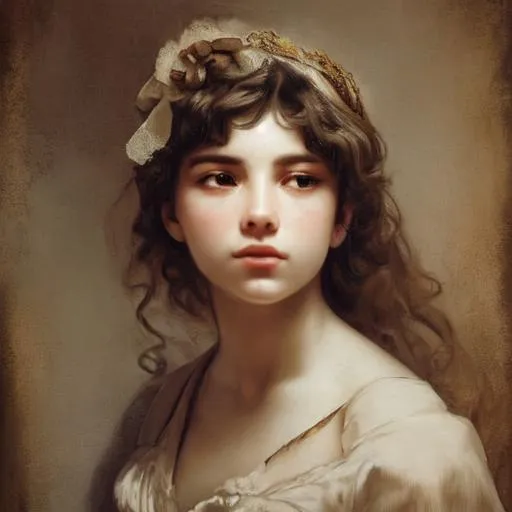 beautiful woman,by William-Adolphe Bouguereau and D...