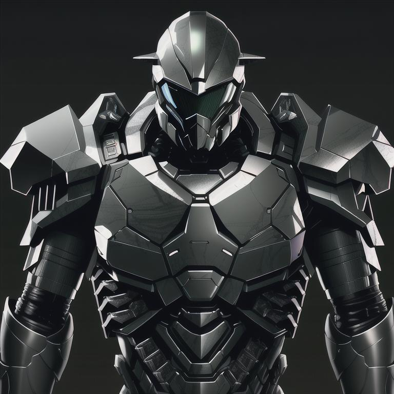 Portrait (((symmetrical))) of a Spartan II (from the...