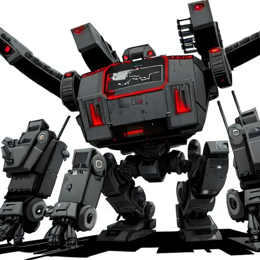 robots, war machines, giant mech battle | OpenArt