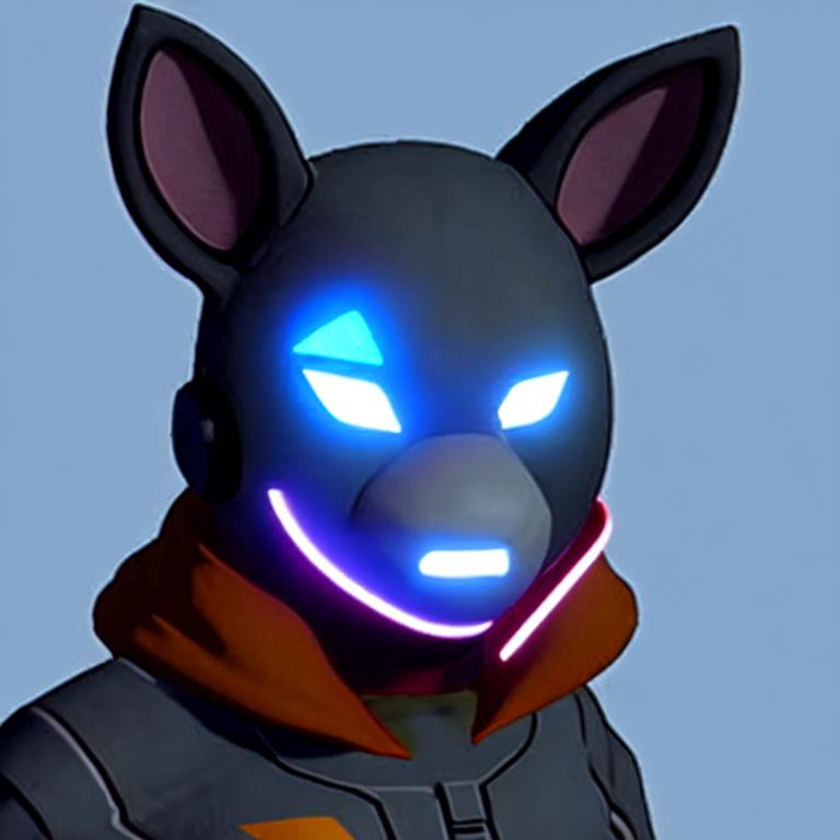 Electronic furry called "protogen" or "primagen", al...