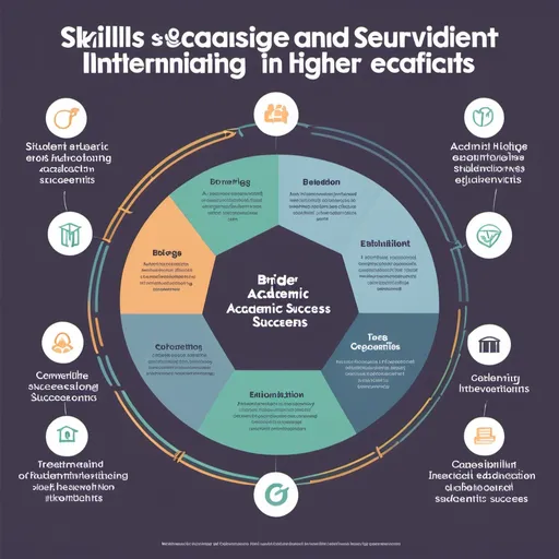 A diagram that shows the skills needed to bridge stu...