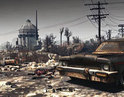 Highly detailed gritty grainy landscape style, 3d re... | OpenArt