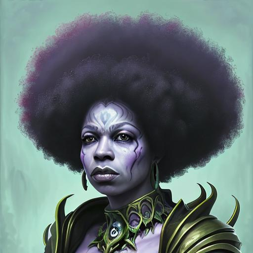 the banshee queen from world of warcraft dressed up... | OpenArt