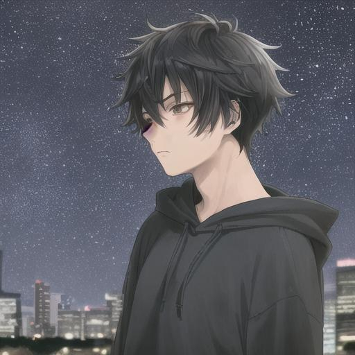 20 years old, adulthood male, anime art style, olive...