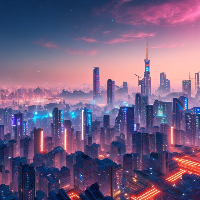 flying citadel in cyberpunk tokyo | OpenArt