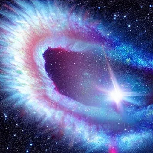 3d realistic super nova exploding shooting stars | OpenArt