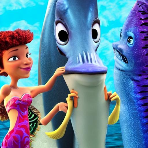 DreamWorks shark tale as the Merpeople