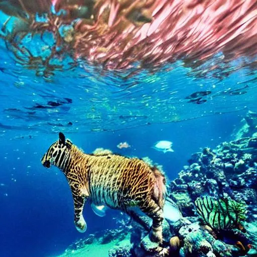 futuristic, ominous, underwater, liminal, street, an... | OpenArt