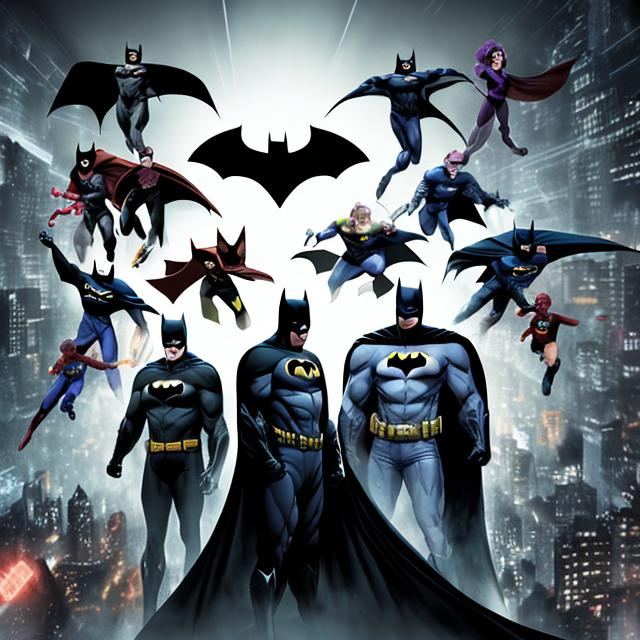 Batman multiverse 3d animation poster. Canon batman...