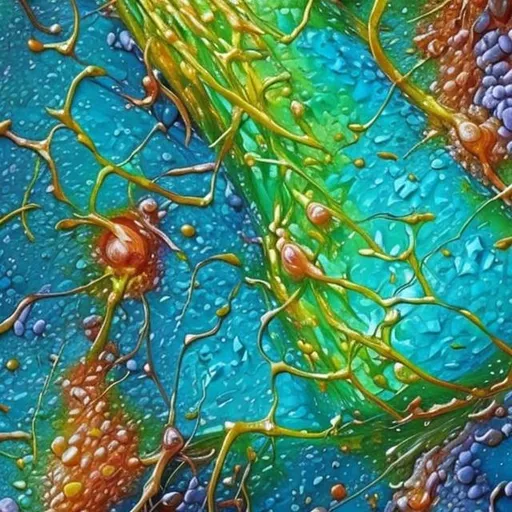 human body cells, 6000 times magnified, hyperrealist... | OpenArt