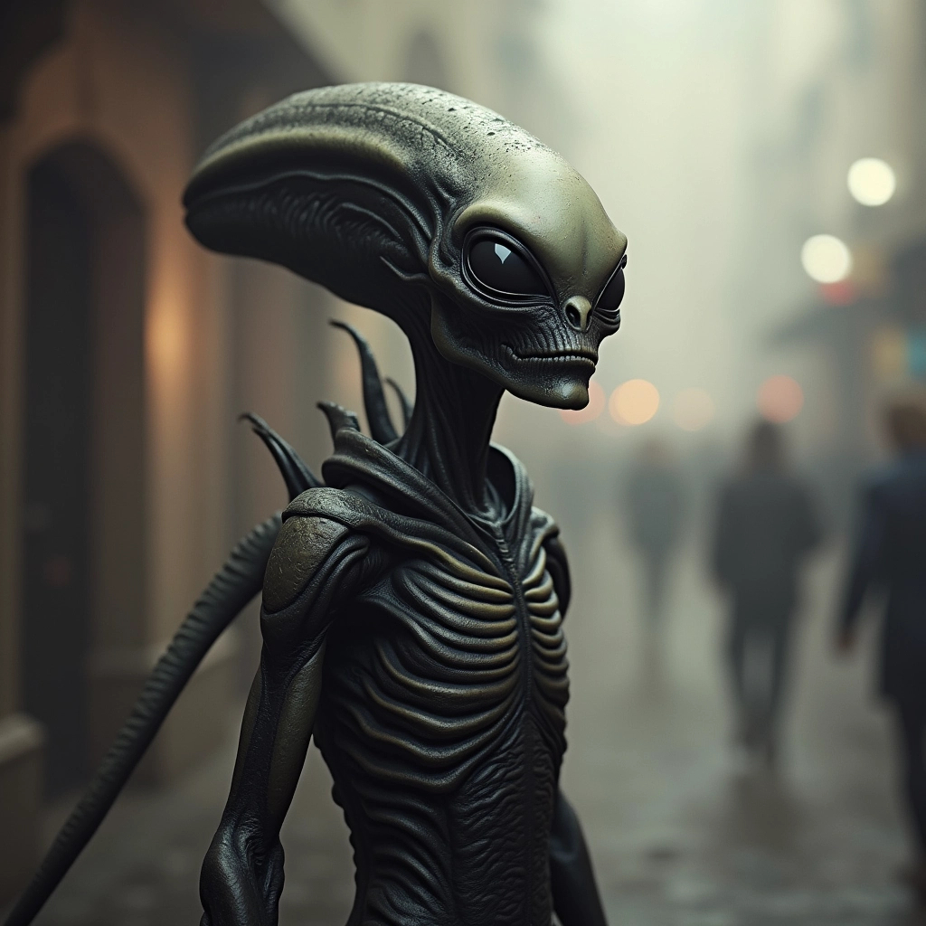 make a photo of an Alien