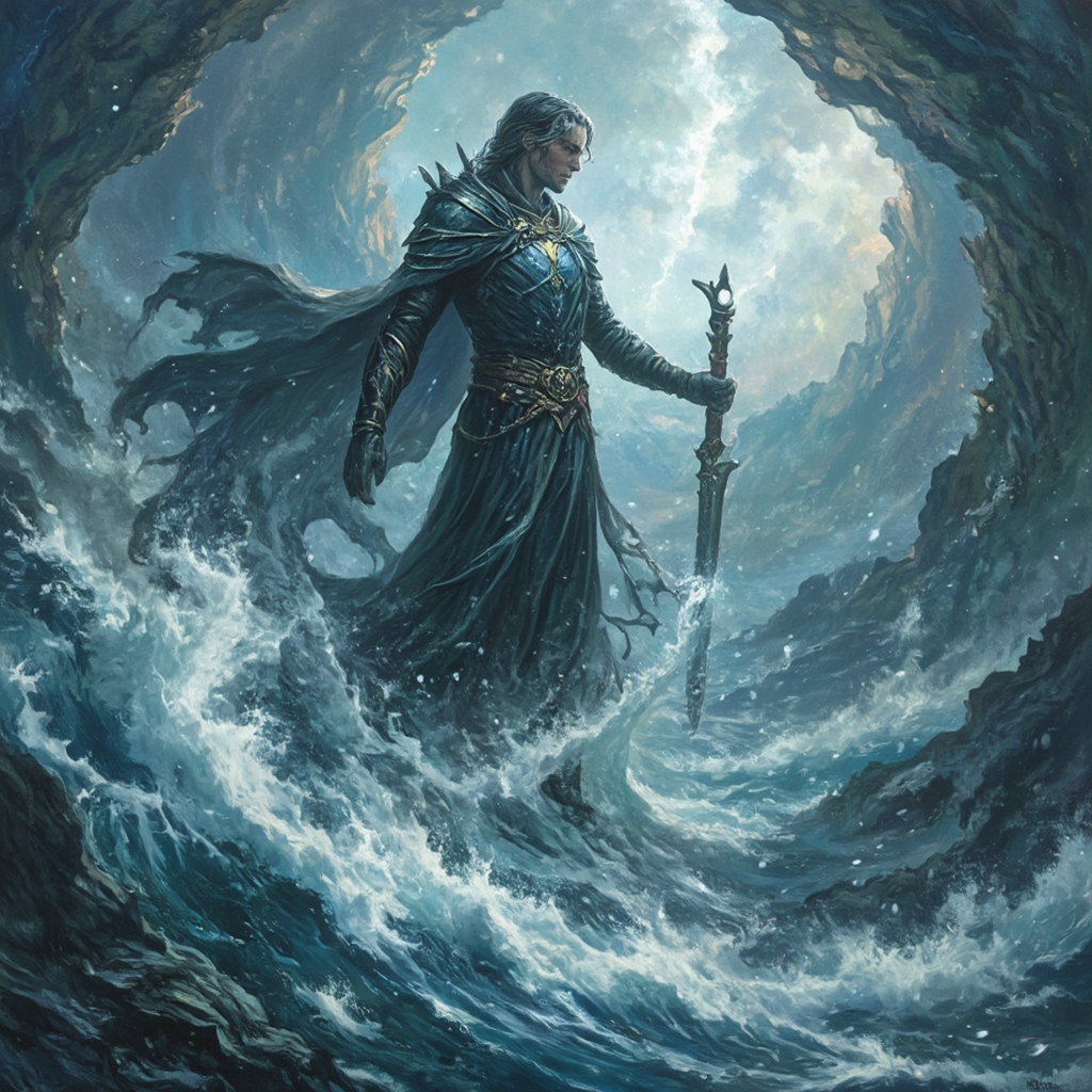 Water and earth(earth not as a planet) mage, human,...