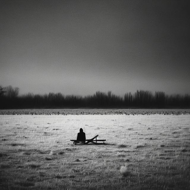 Explore the concept of solitude in your photograph.... | OpenArt