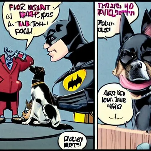 batman says "Eww Poo Poo!"