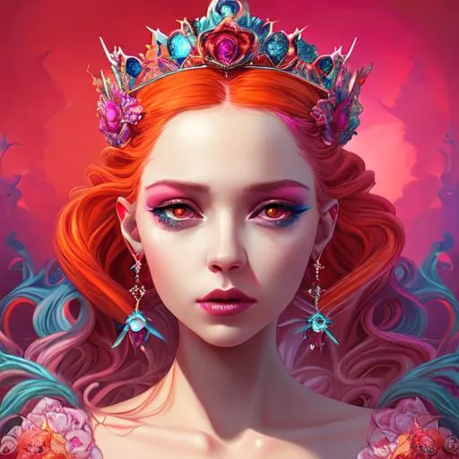 insanely detailed surreal portrait of realistic beau... | OpenArt