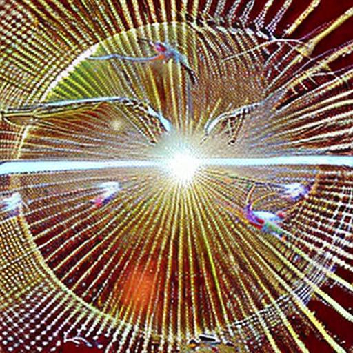 thousands of angels swarming around the sun in space | OpenArt