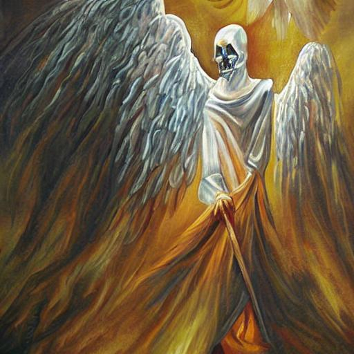Angel of death above all painting | OpenArt