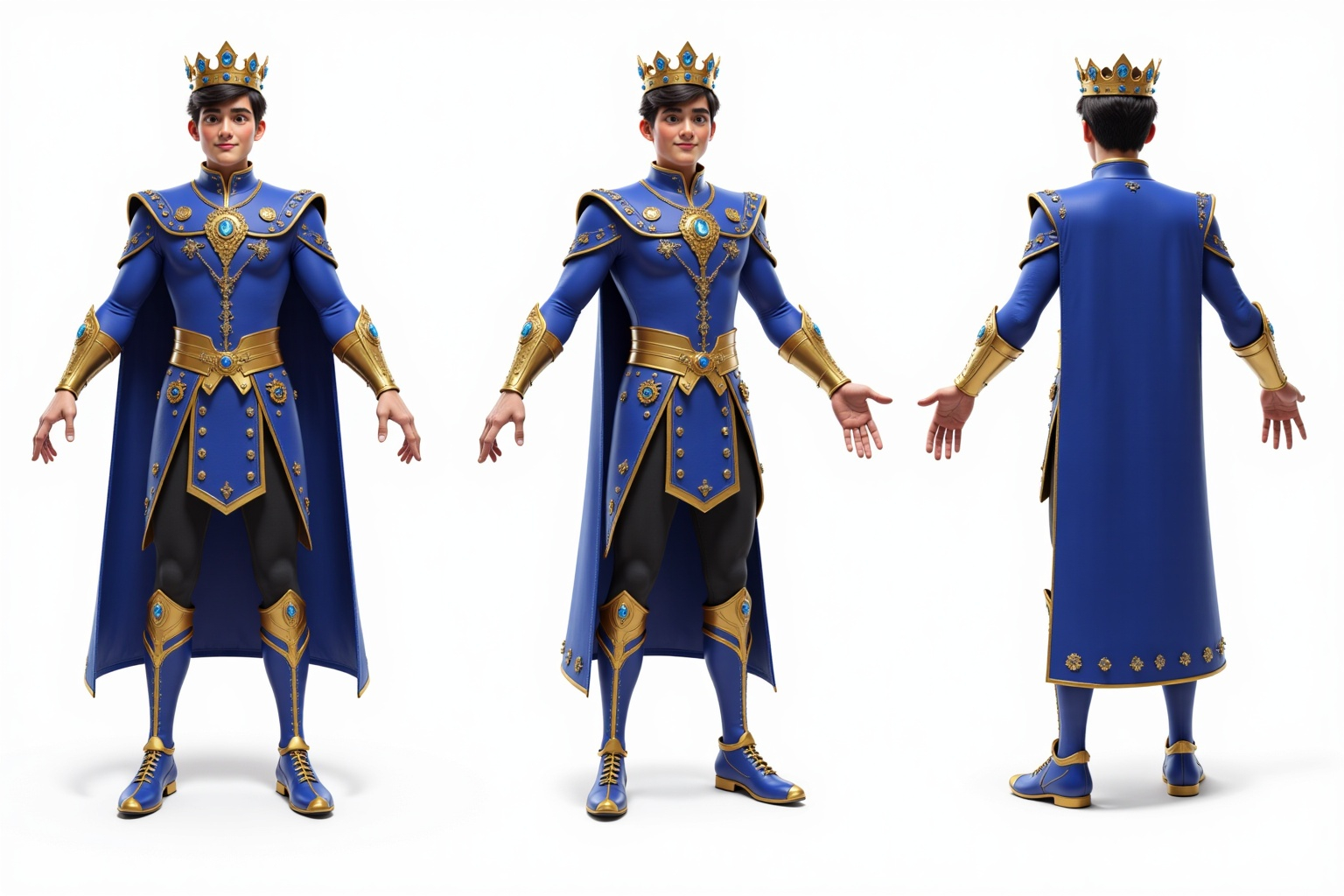 A full-body character illustration of 3D animation m...