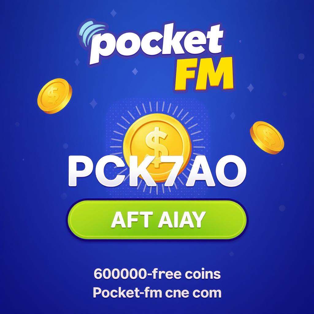 Pocket FM Promo Code (PCK7AO) today with 60000 free...