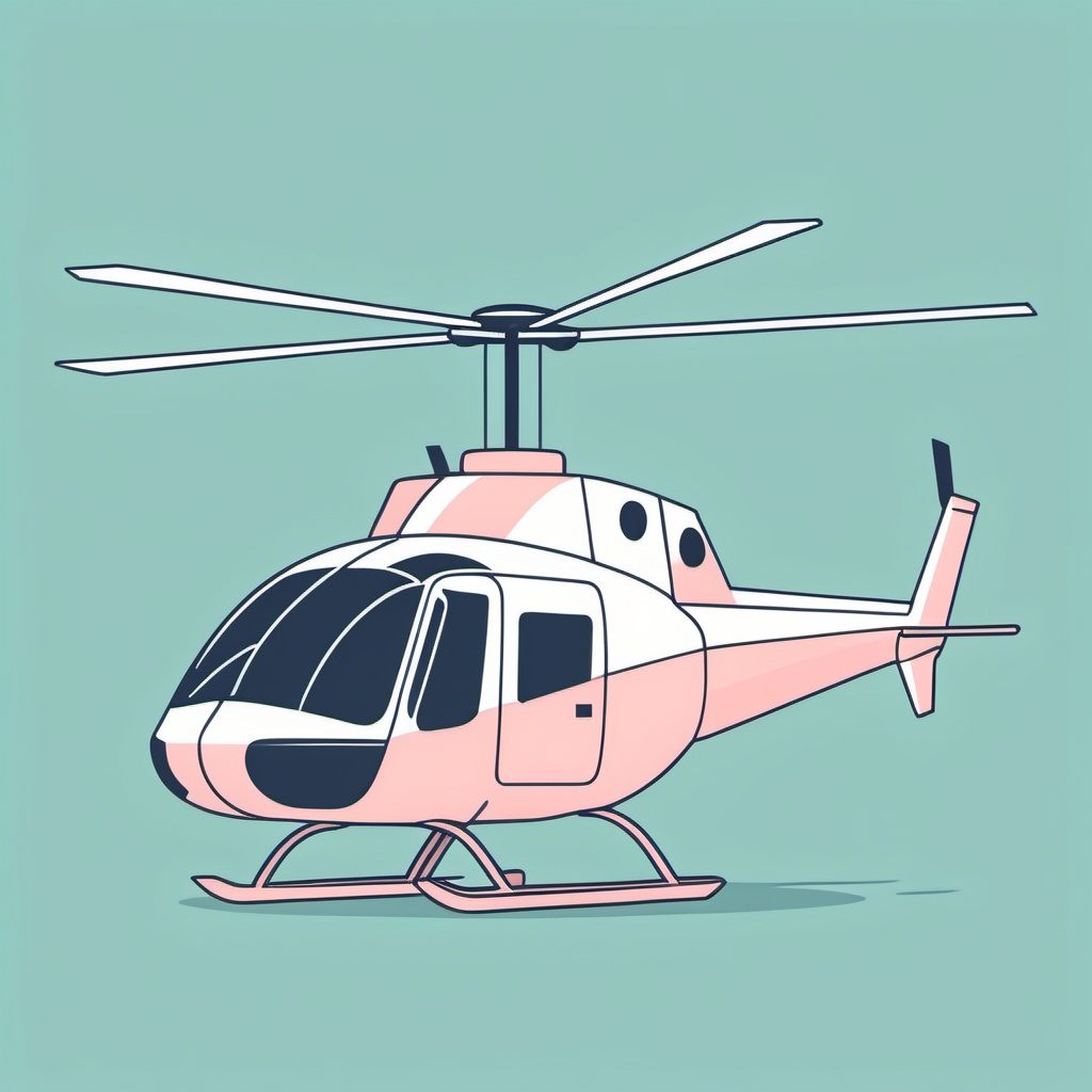 Empty state illustration helicopters app, minimalis...