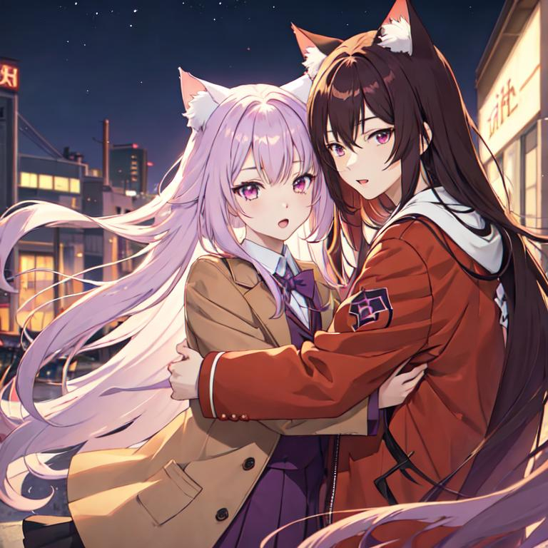 boy anime, cream hair colour, long hair, red eyes ca...