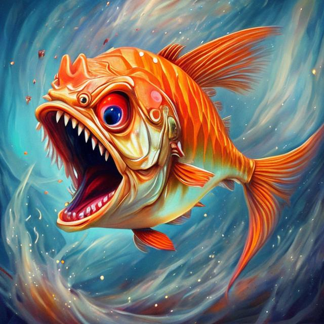 angry fish