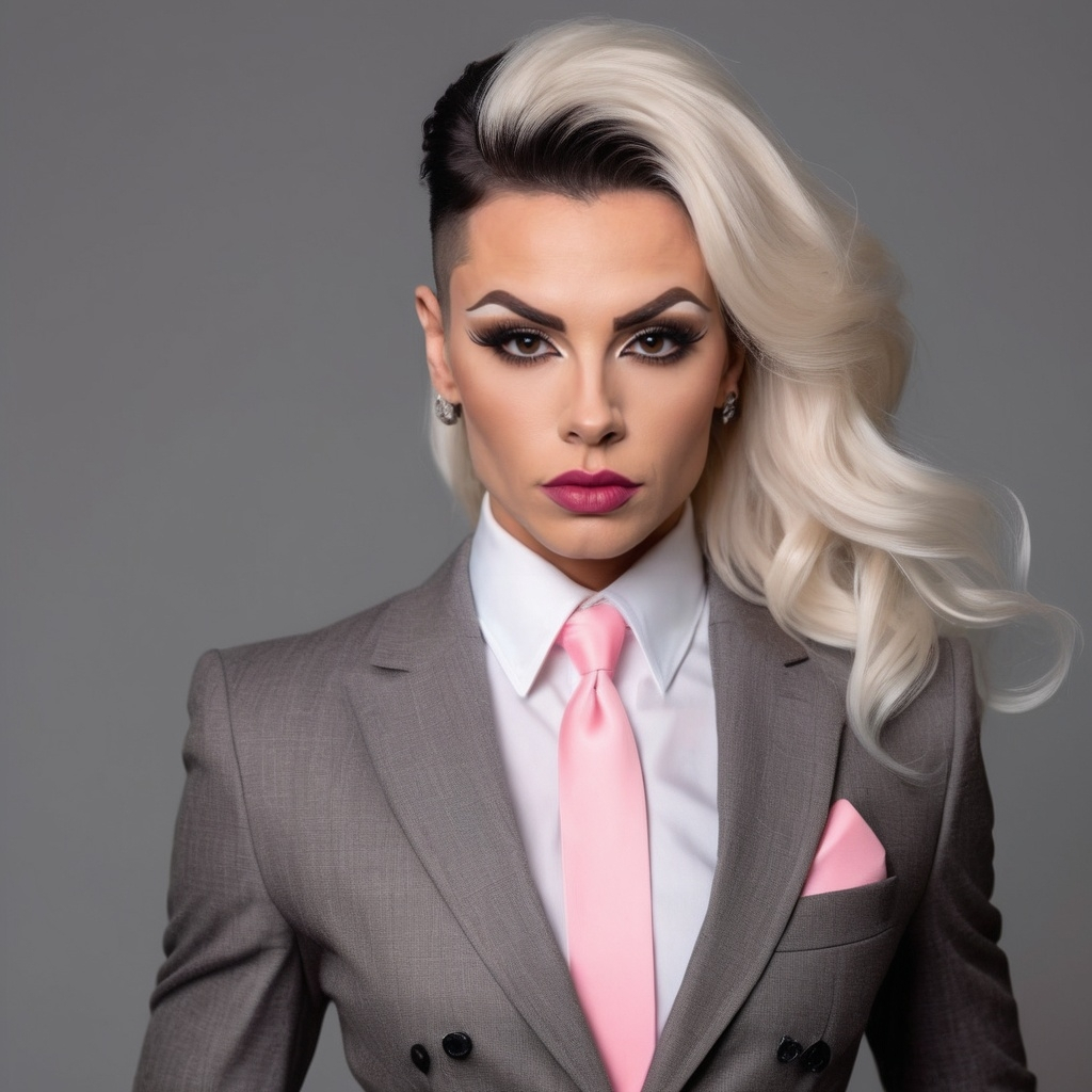 A gorgeous, very muscular, 25-year-old, Finnish drag...